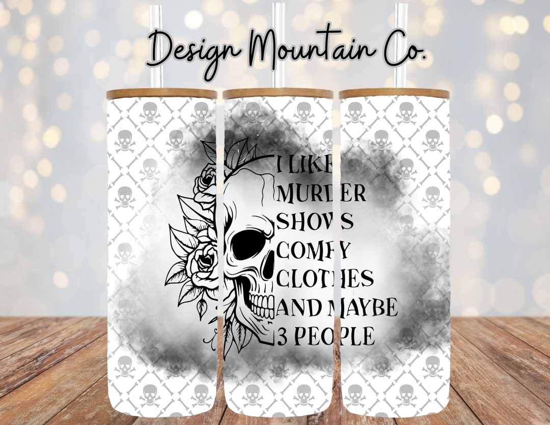 25 Oz Glass Skeleton Moods Glass Design PNG File Download Only - Etsy