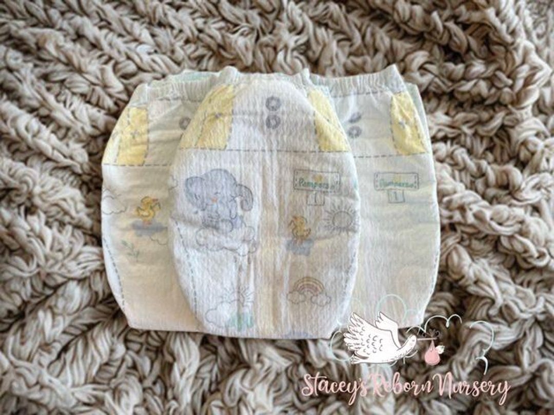 Pampers Diaper 3 Pack Gift Set for Baby Dolls, Reborn Dolls, Silicone ...