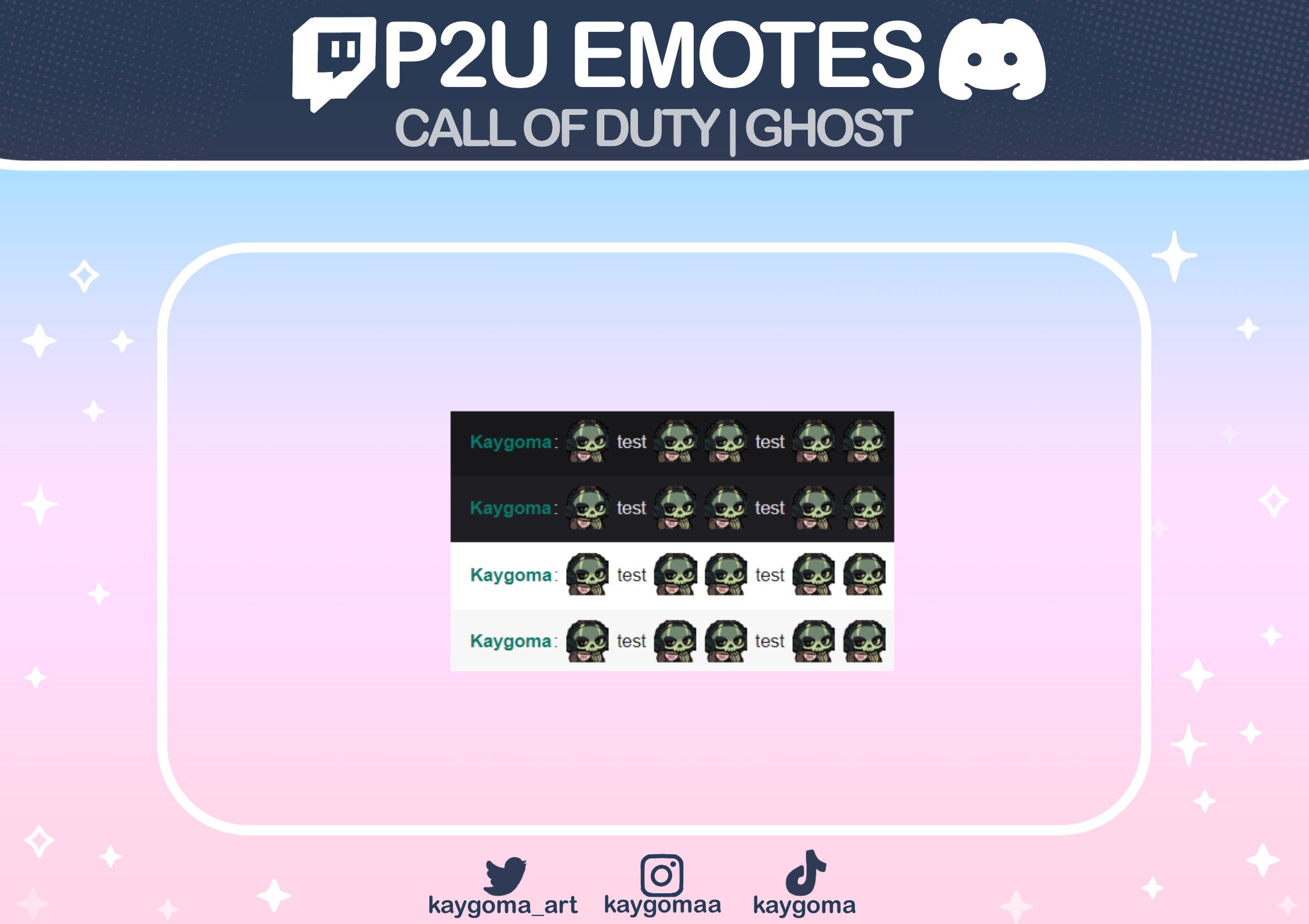 Ghost (tea) Call of Duty Emote | Twitch, Discord, Youtube, Facebook ...