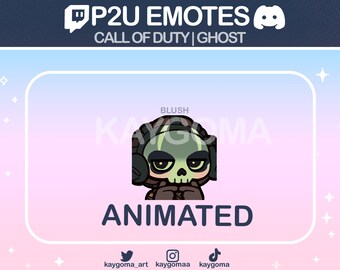 Ghost sign Call of Duty Emote Bundle Twitch, Discord, Youtube, Facebook ...