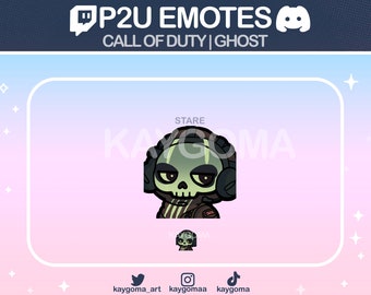 Ghost sign Call of Duty Emote Bundle Twitch, Discord, Youtube, Facebook ...