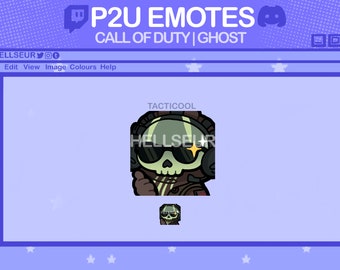 Ghost sign Call of Duty Emote Bundle Twitch, Discord, Youtube, Facebook ...