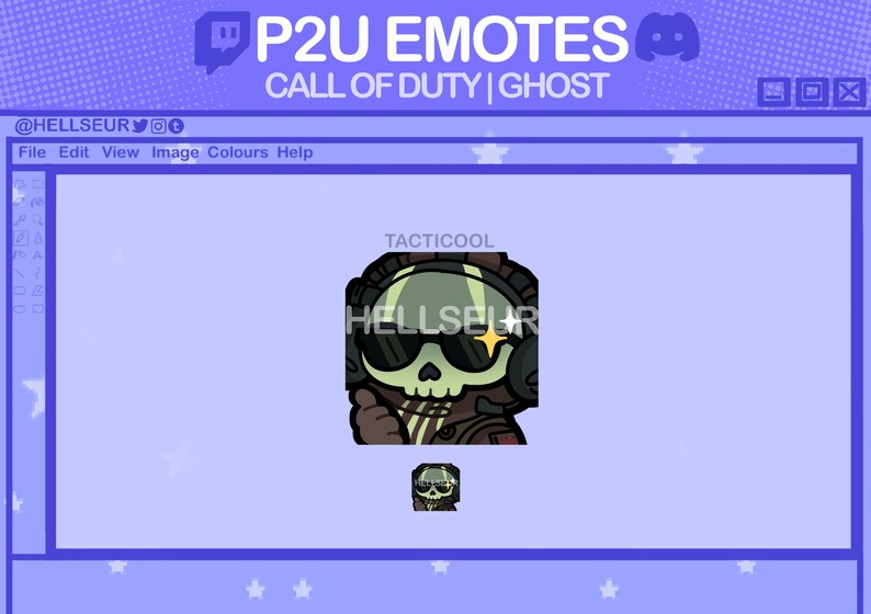 Ghost (tacticool) Call of Duty Emote | Twitch, Discord, Youtube ...