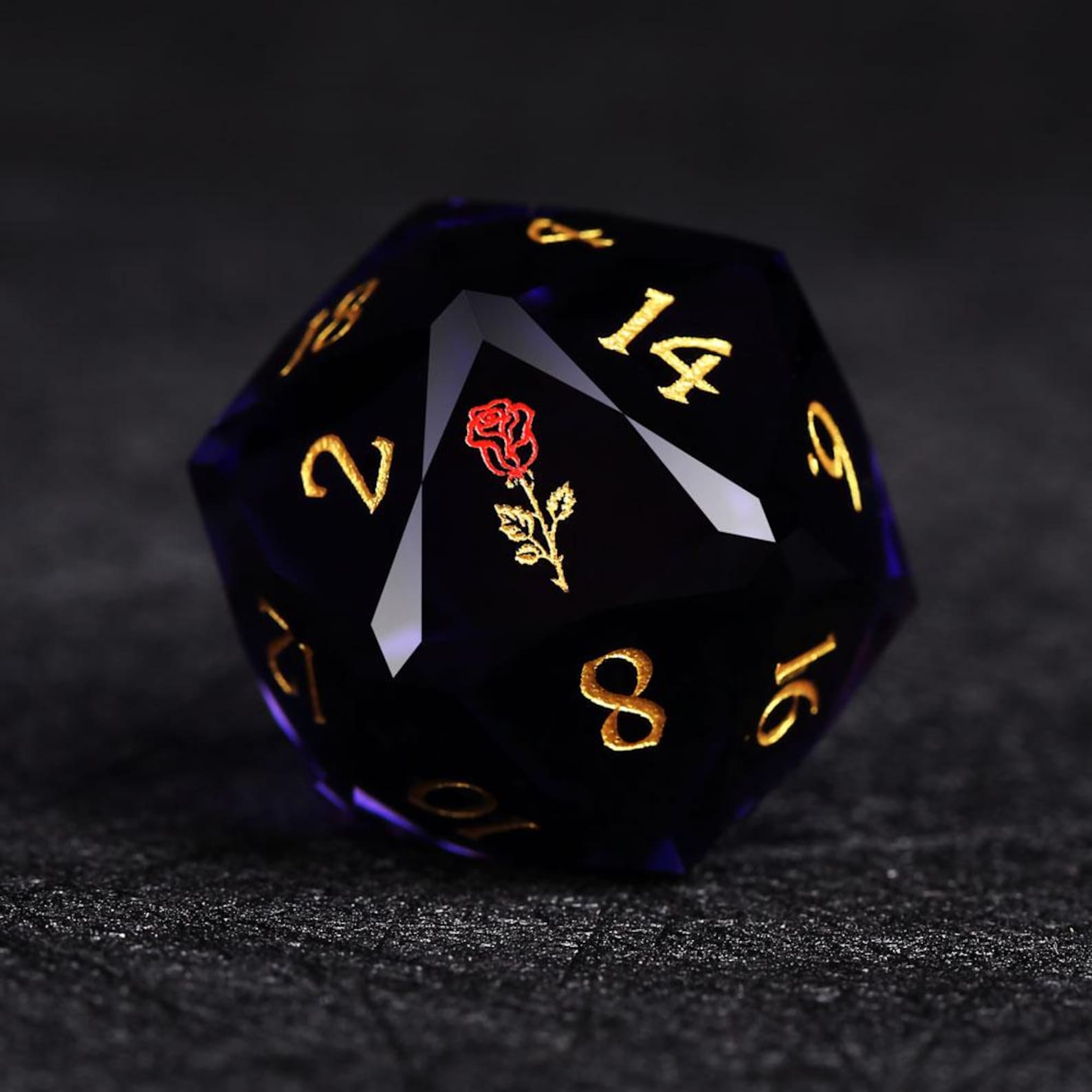 Polyhedral Garnet DND Dice,gemstone Dice Polyhedral DND Dice With Gift ...