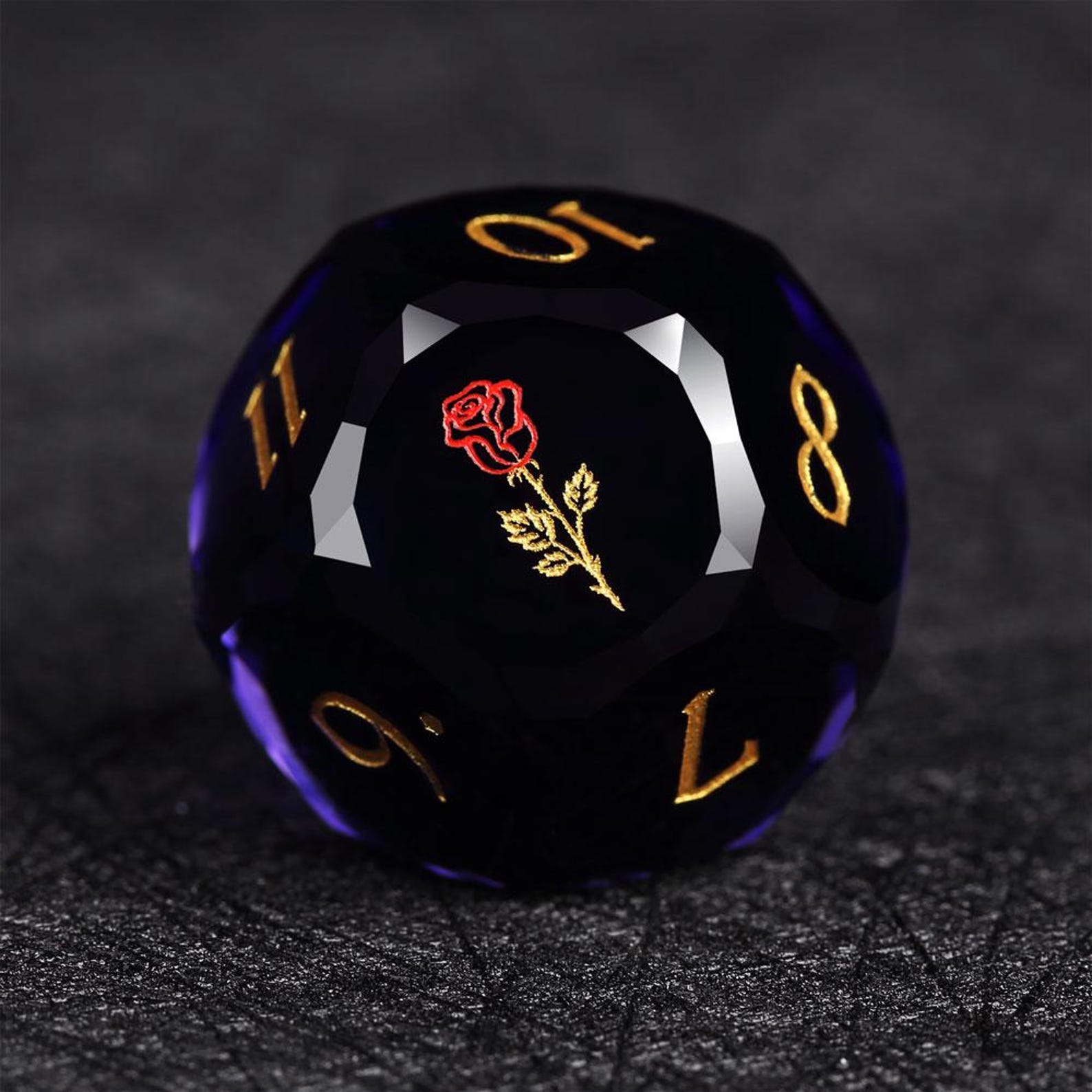 Polyhedral Garnet DND Dice,gemstone Dice Polyhedral DND Dice With Gift ...