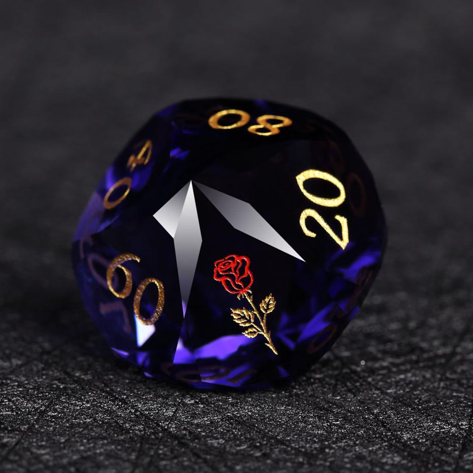 Polyhedral Garnet DND Dice,gemstone Dice Polyhedral DND Dice With Gift ...