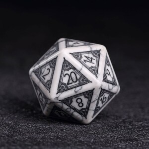 Full Set White Turquoise Dice Set Set Warlock Style - Dungeons and ...