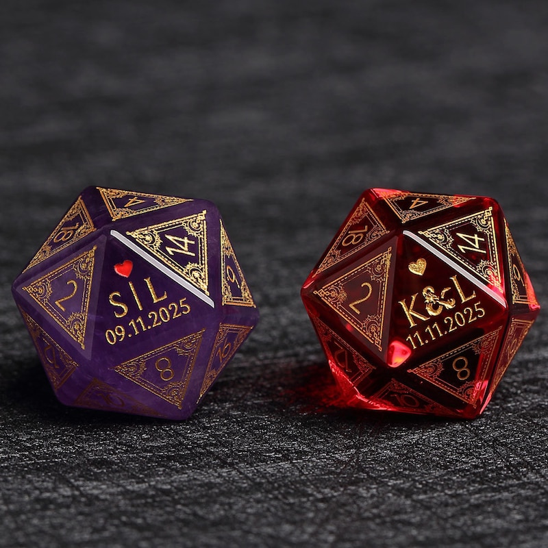 Custom Dnd Dice 20 - Etsy