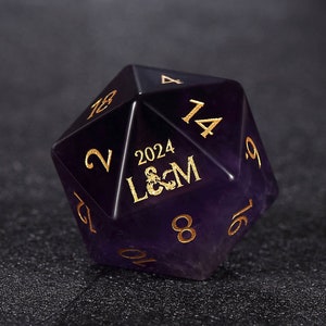 Custom Wedding Dice Custom Dice D20 Dungeons & Dragons DND Dice Stone ...