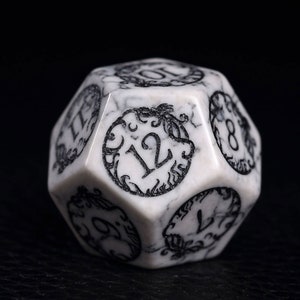 Full Set White Turquoise Dice Set Set Warlock Style - Dungeons and ...