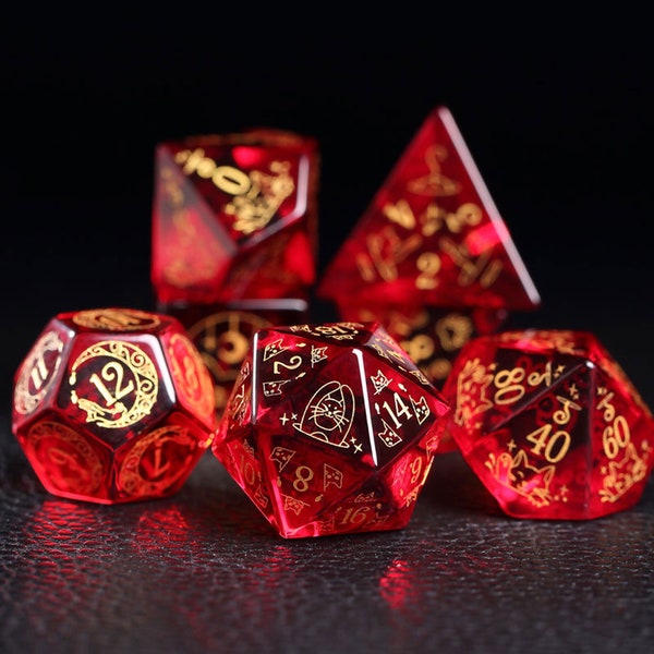 Dnd Dice Set - Etsy