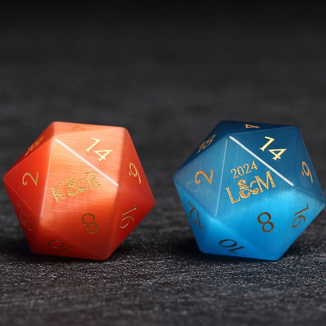 Custom Wedding Dice | Custom Dice D20 | Dungeons & Dragons | DND Dice ...