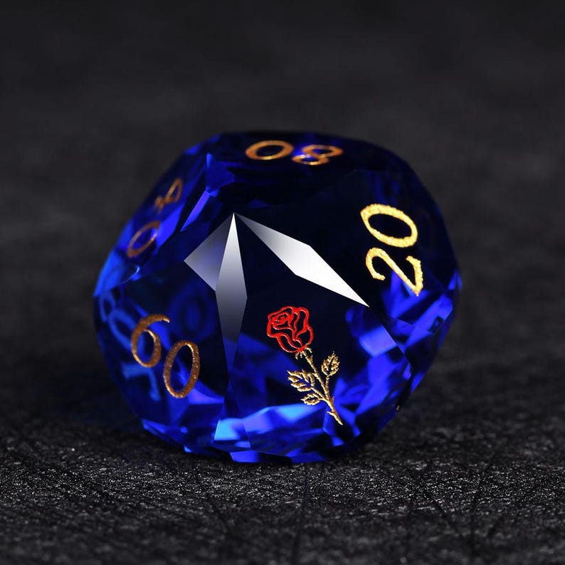 Polyhedral Garnet DND Dice,gemstone Dice Polyhedral DND Dice With Gift ...