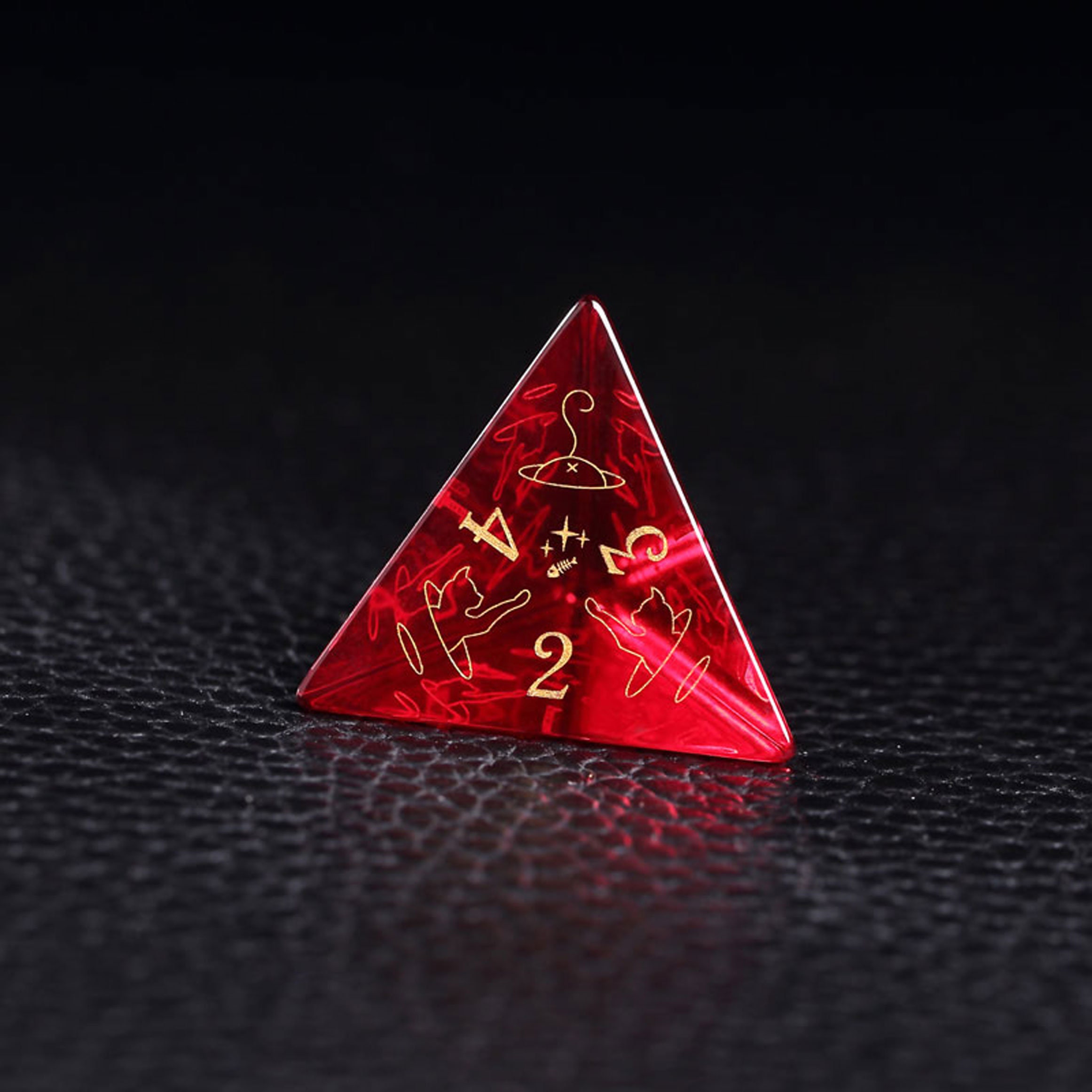 Engraved Garnet DND Dice Set – Handmade Carving Gemstone for Dungeons ...