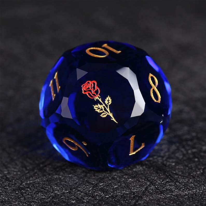 Polyhedral Garnet DND Dice,gemstone Dice Polyhedral DND Dice With Gift ...