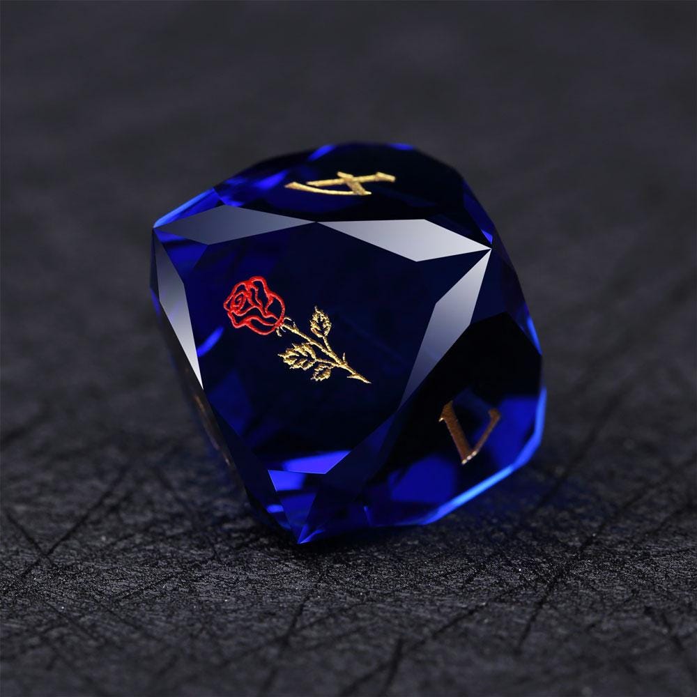 Polyhedral Garnet DND Dice,gemstone Dice Polyhedral DND Dice With Gift ...