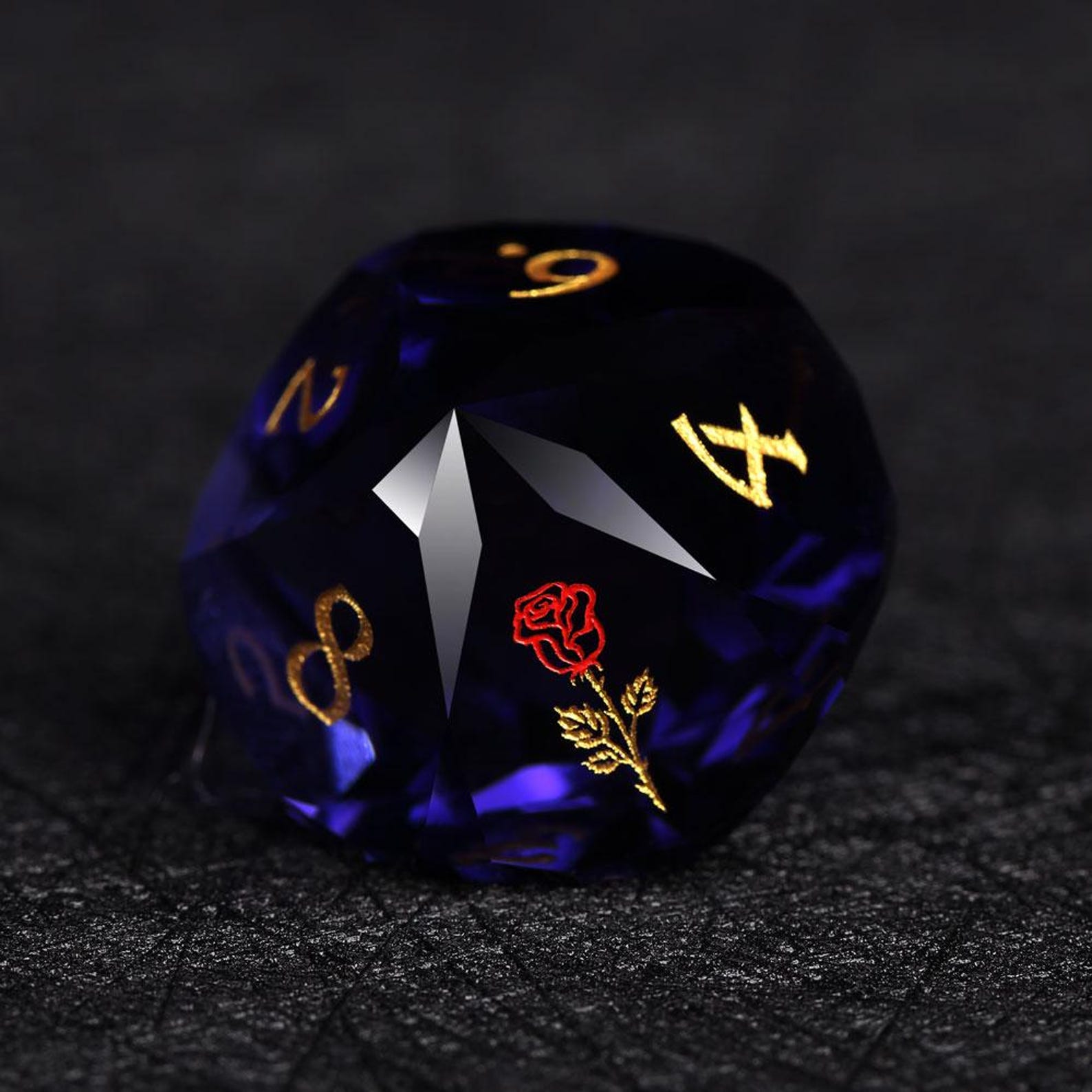 Polyhedral Garnet DND Dice,gemstone Dice Polyhedral DND Dice With Gift ...