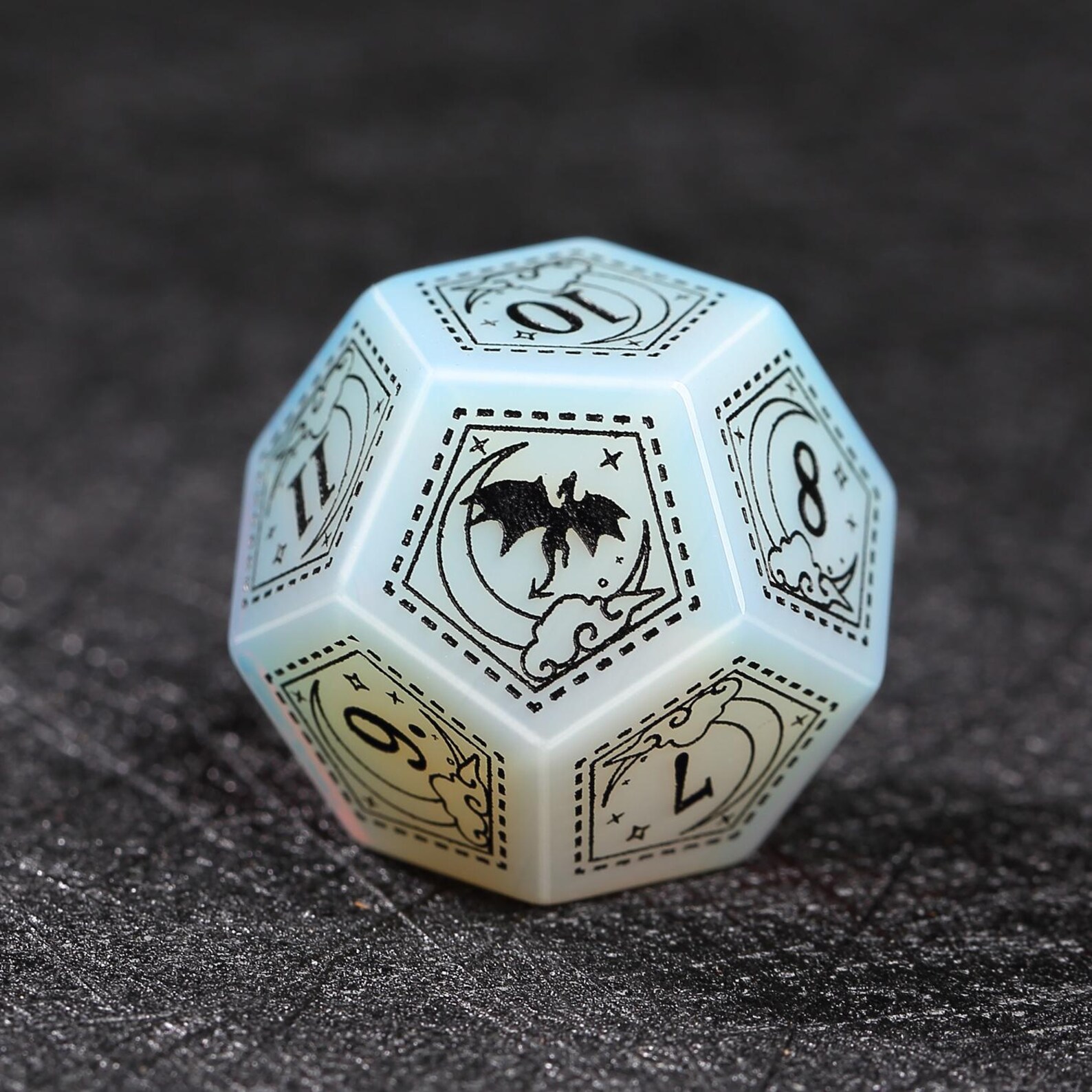 Opal Sandstone Dice Set: Polyhedral RPG Gaming Dice / DND Dice /nebula ...