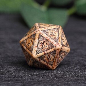 Full Set Picture Stone Dice Set Set Warlock Style - Dungeons and ...