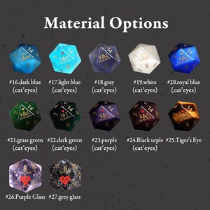 Custom Wedding Dice | Dungeons & Dragons | DND Dice | Stone Dice ...