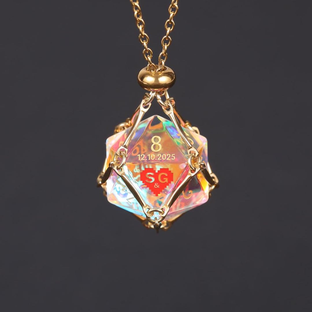 Custom Wedding Dice Custom Dice D20 Dungeons & Dragons DND Dice Stone ...