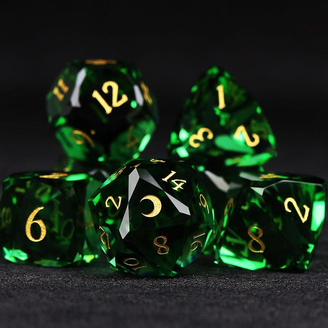 Polyhedral Garnet DND Dice,gemstone Dice Polyhedral DND Dice With Gift ...