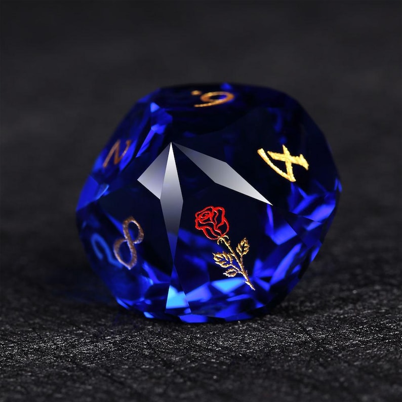Polyhedral Garnet DND Dice,gemstone Dice Polyhedral DND Dice With Gift ...