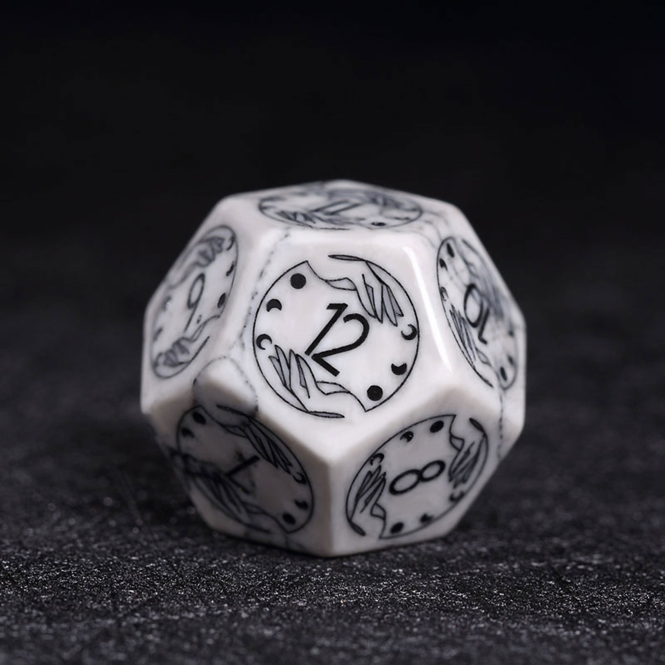 Full Set White Turquoise Dice Set Set Warlock Style Dungeons - Etsy