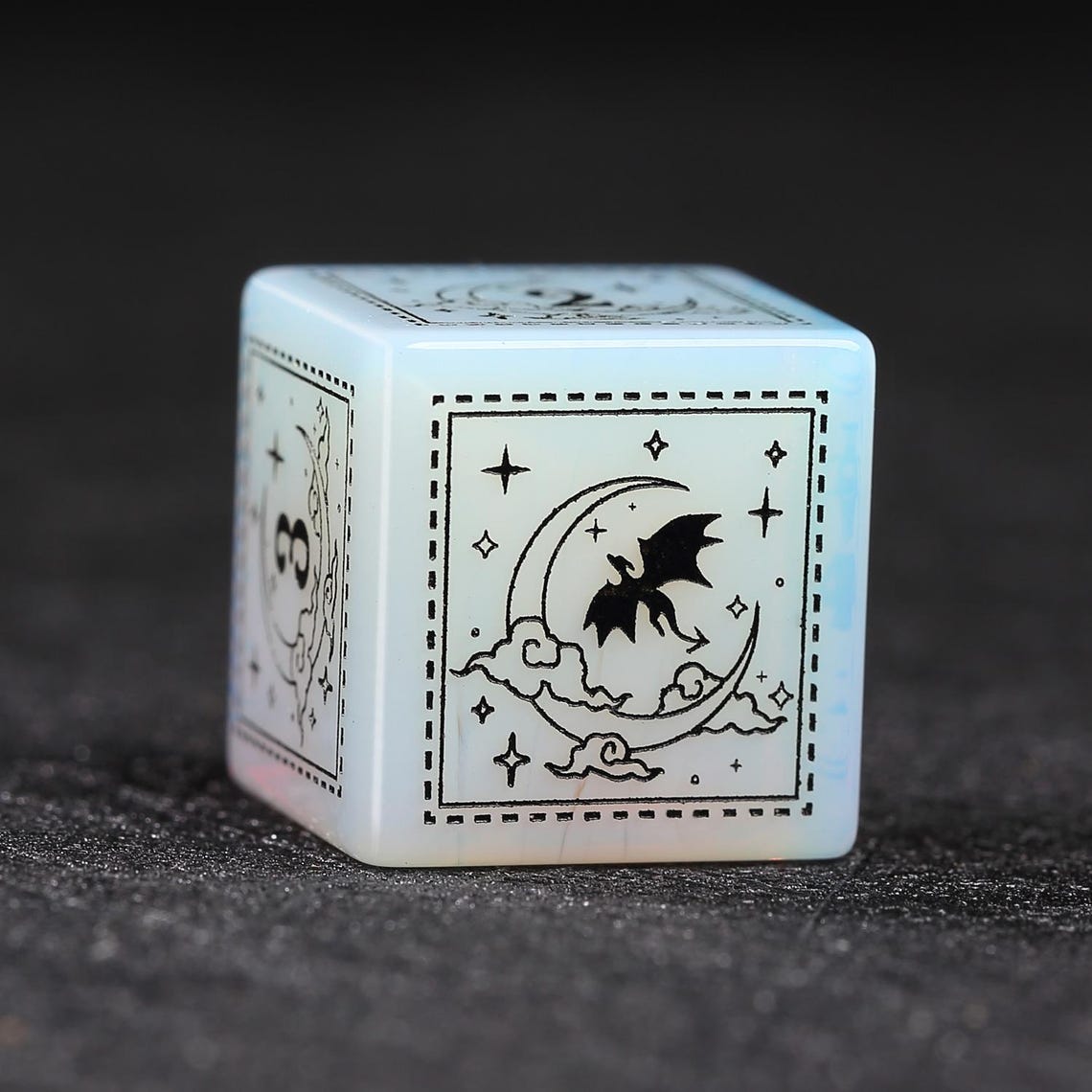 Opal Sandstone Dice Set: Polyhedral RPG Gaming Dice / DND Dice /nebula ...