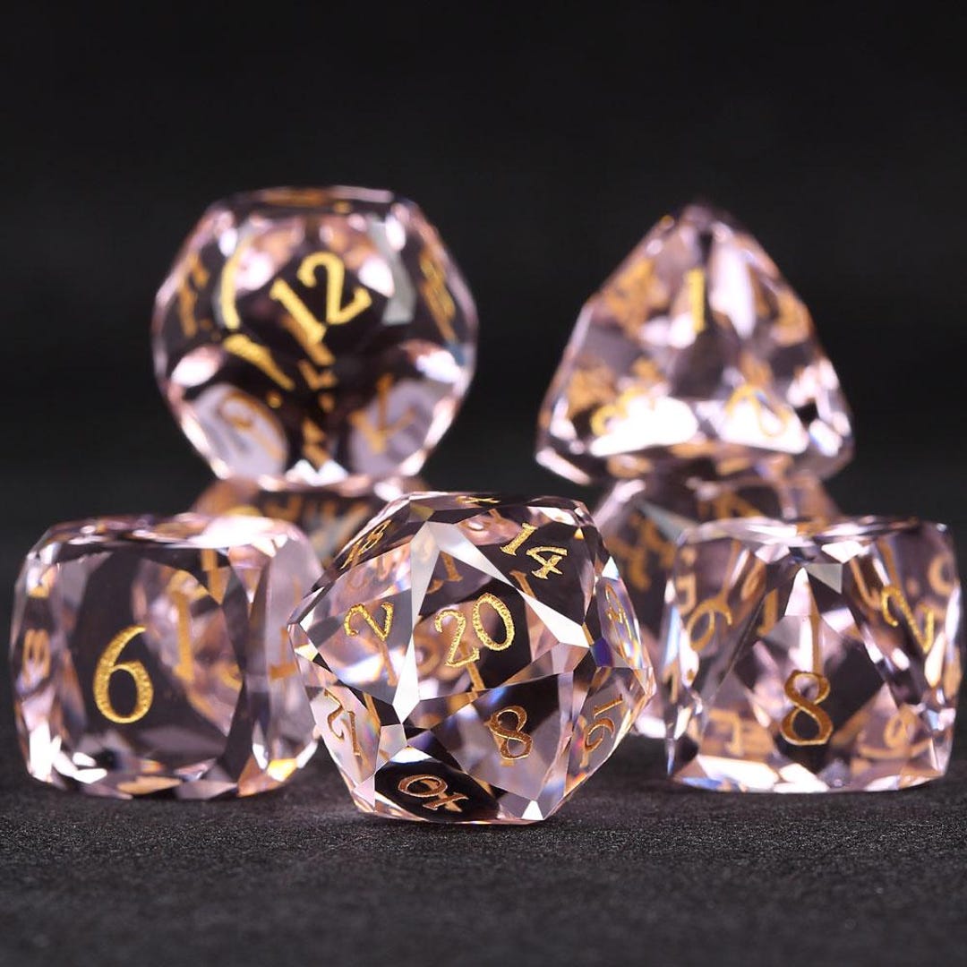 Polyhedral Garnet DND Dice,gemstone Dice Polyhedral DND Dice With Gift ...