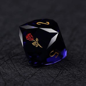 Polyhedral Garnet DND Dice,gemstone Dice Polyhedral DND Dice With Gift ...