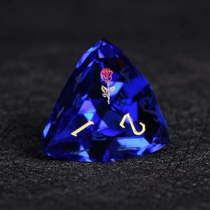 Polyhedral Garnet DND Dice,gemstone Dice Polyhedral DND Dice With Gift ...