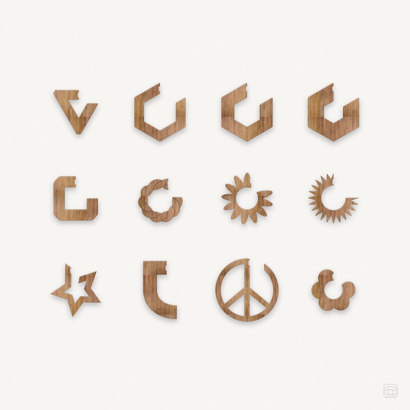 Gold Laser Cut Hoops - Etsy