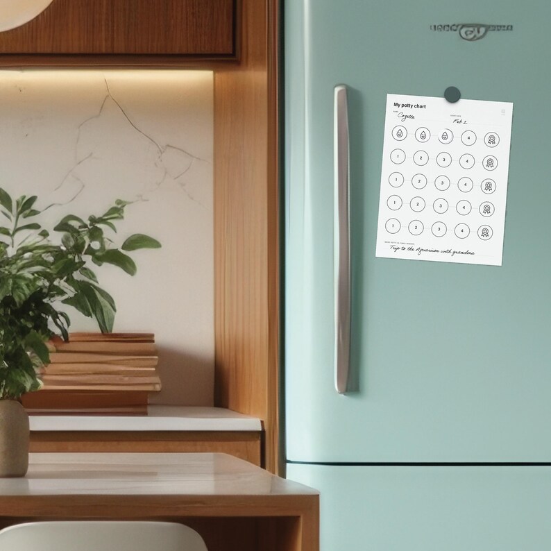 Potty Training Chart | DIGITAL DOWNLOAD | PDF | Instant Download ...