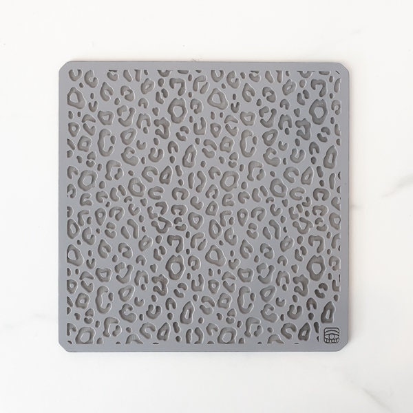 Leopard DIGITAL FILE Polymer Clay Rubber Stamp Laser Cutter Tool ...