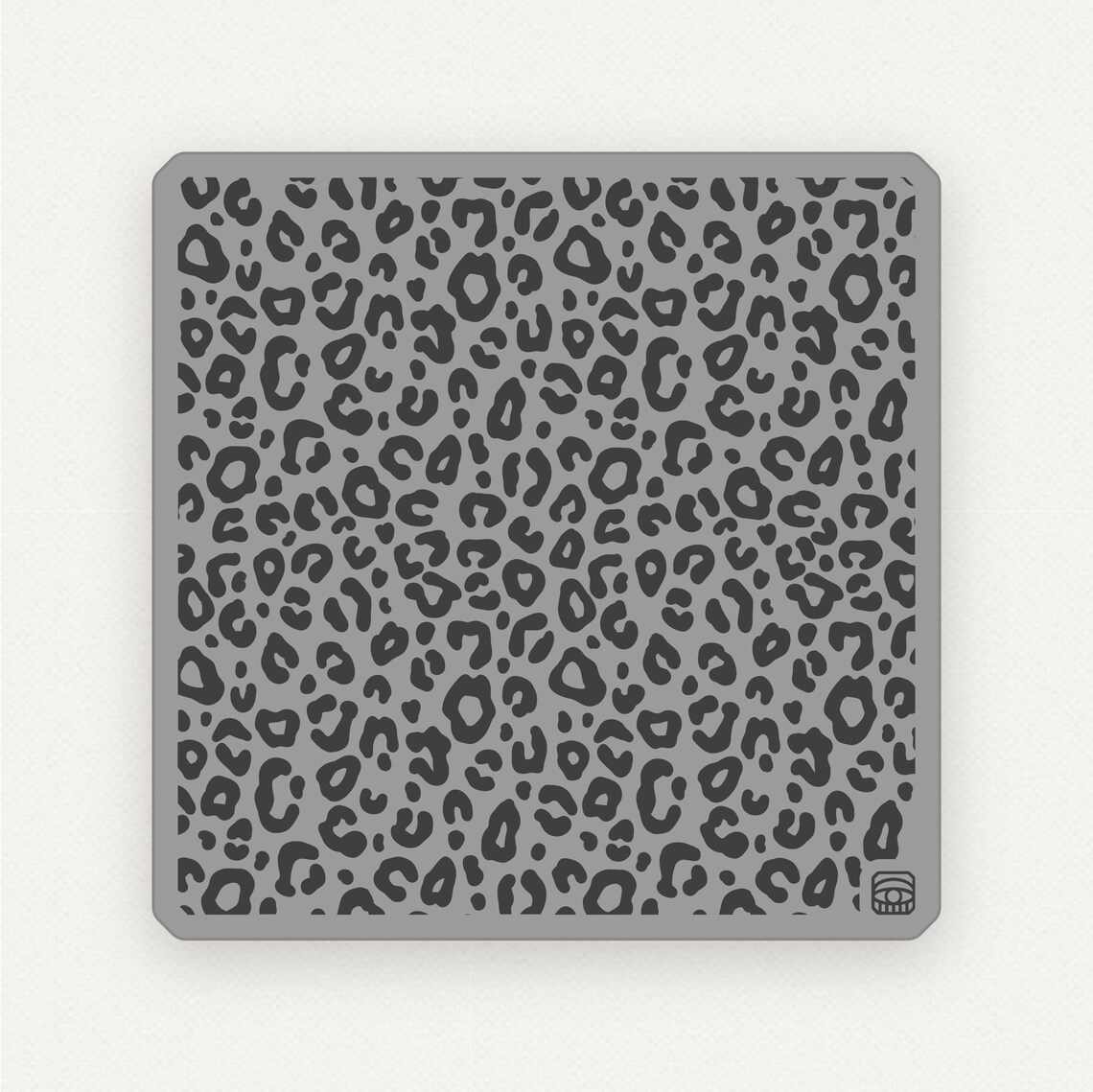 Leopard DIGITAL FILE Polymer Clay Rubber Stamp Laser Cutter Tool ...