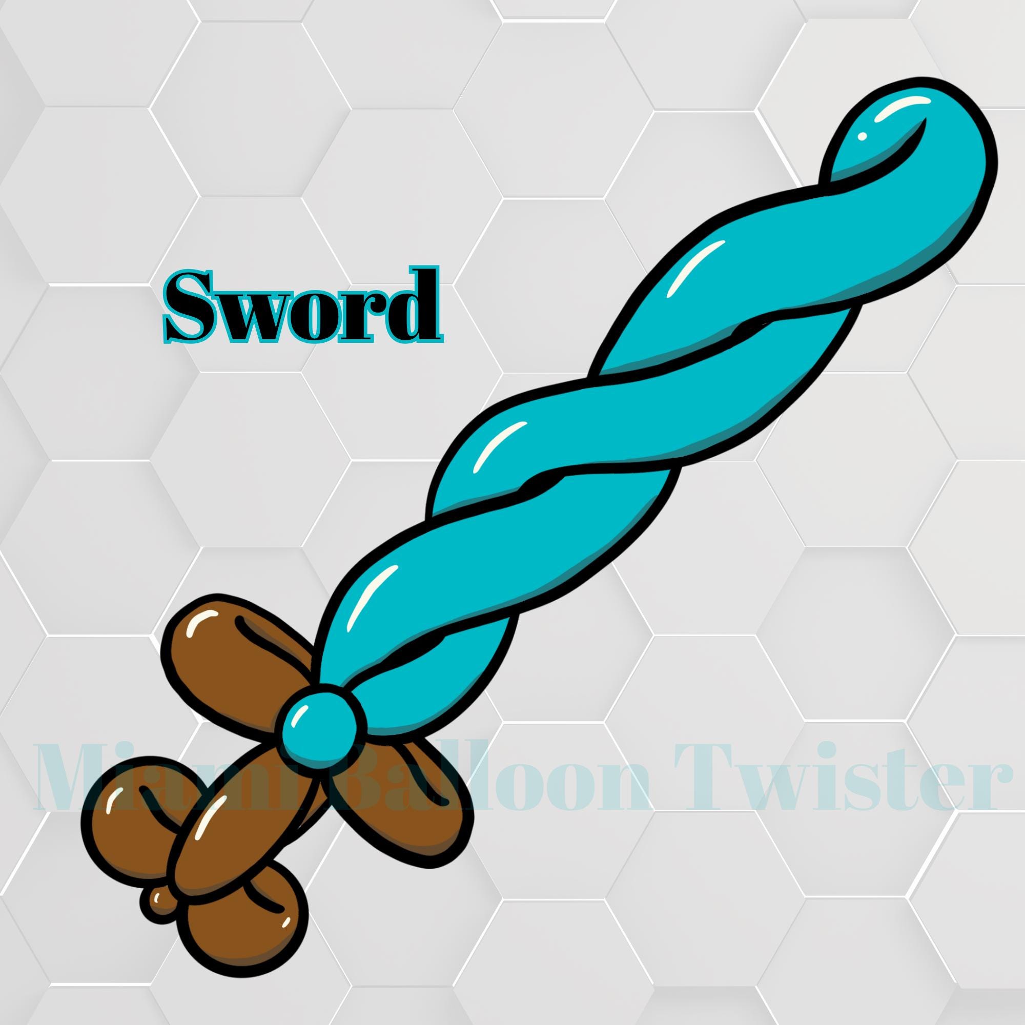 Balloon Linework Clipart BUNDLE for Minecraft Themed Menu - 7 Designs ...