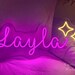 Custom Name Neon Sign for Kids | Neon Name Sign | Nursery Name Sign ...