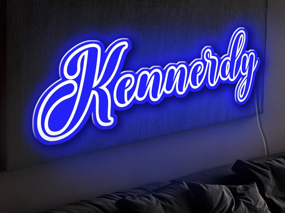 Custom Name Neon Sign for Kids | Neon Name Sign | Custom Business Logo ...
