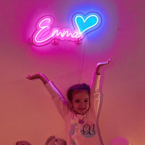 Custom Name Neon Sign | Neon Sign Bedroom | LED Name Sign | Nursery ...