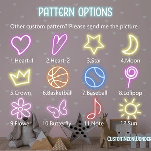 Neon Sign for Kids Room Decor, Battery Powered Neon Sign Custom, Neon ...