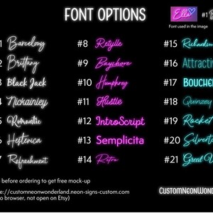 Custom Name Neon Sign for Kids | Neon Name Sign | Teenage Girls Gifts ...