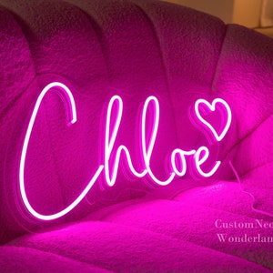 Custom Name Neon Sign for Kids, Kid Room Decorations, Home Decor Wall ...