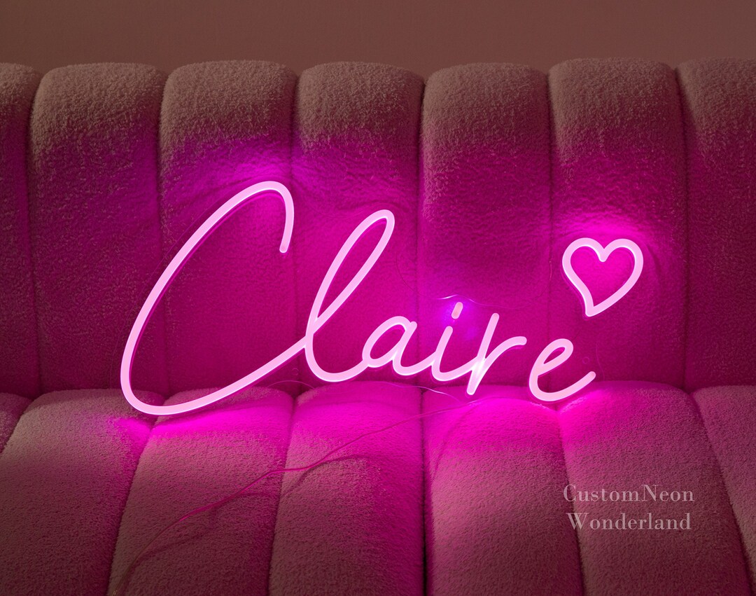 Custom Neon Name Sign for Kids Bedroom Neon Sign Custom - Etsy