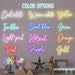 Neon Name Sign | Dormitory Neon Signs | Nursery Name Sign | Dorm Decor ...