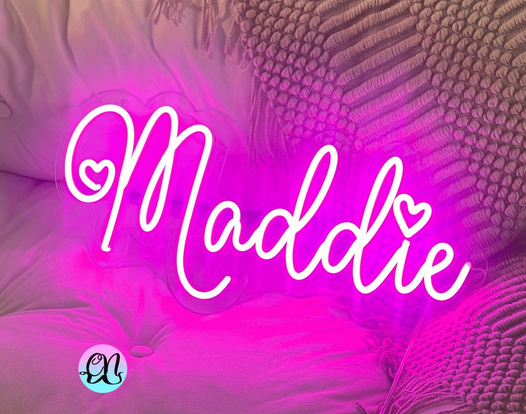 Neon Sign Teenage Girl Gifts | Neon Name Sign | Nursery Name Sign ...