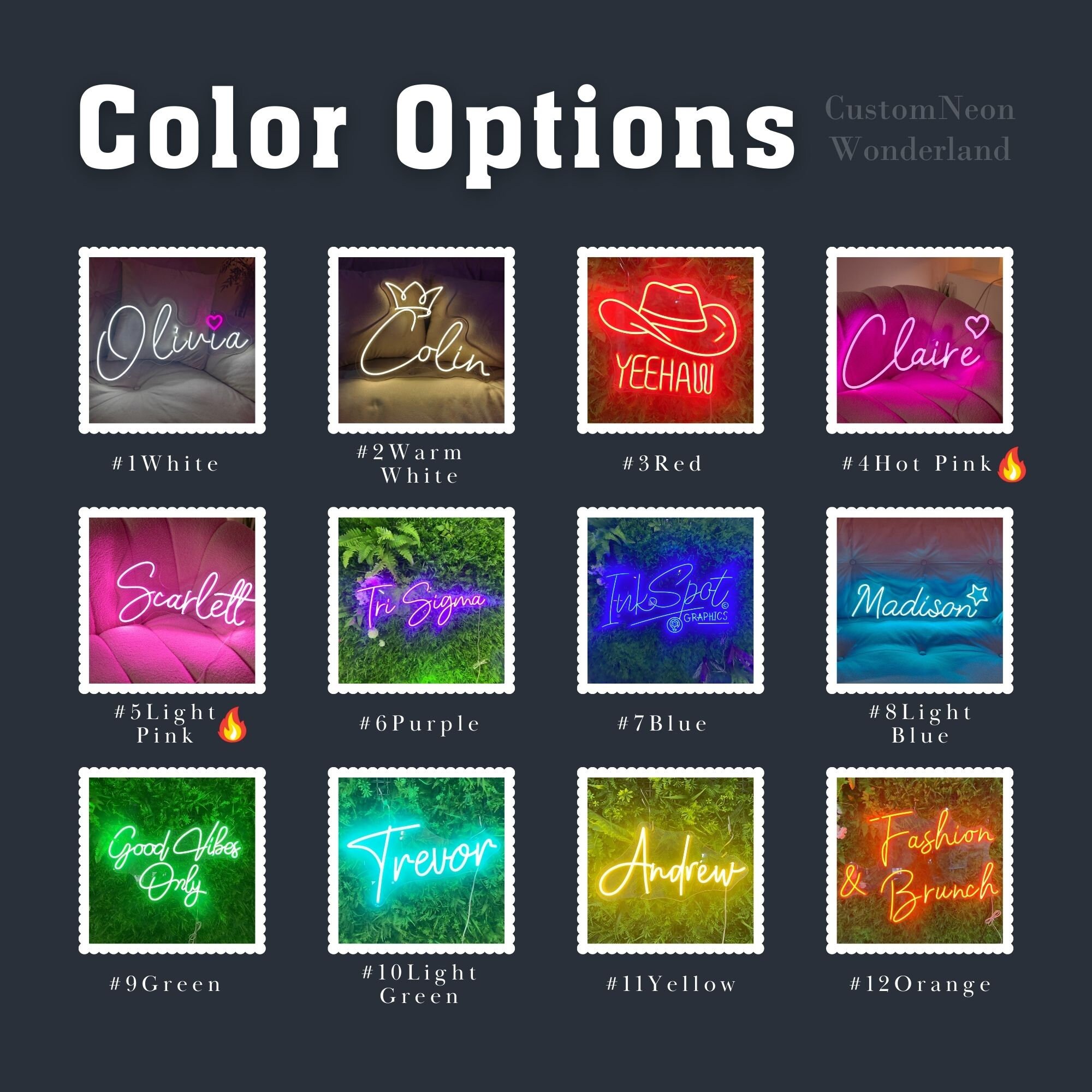 Custom Neon Name Signs For Kids Bedrooms nurseries Light Etsy Custom Neon Name Signs For Kids Bedrooms nurseries Light Etsy