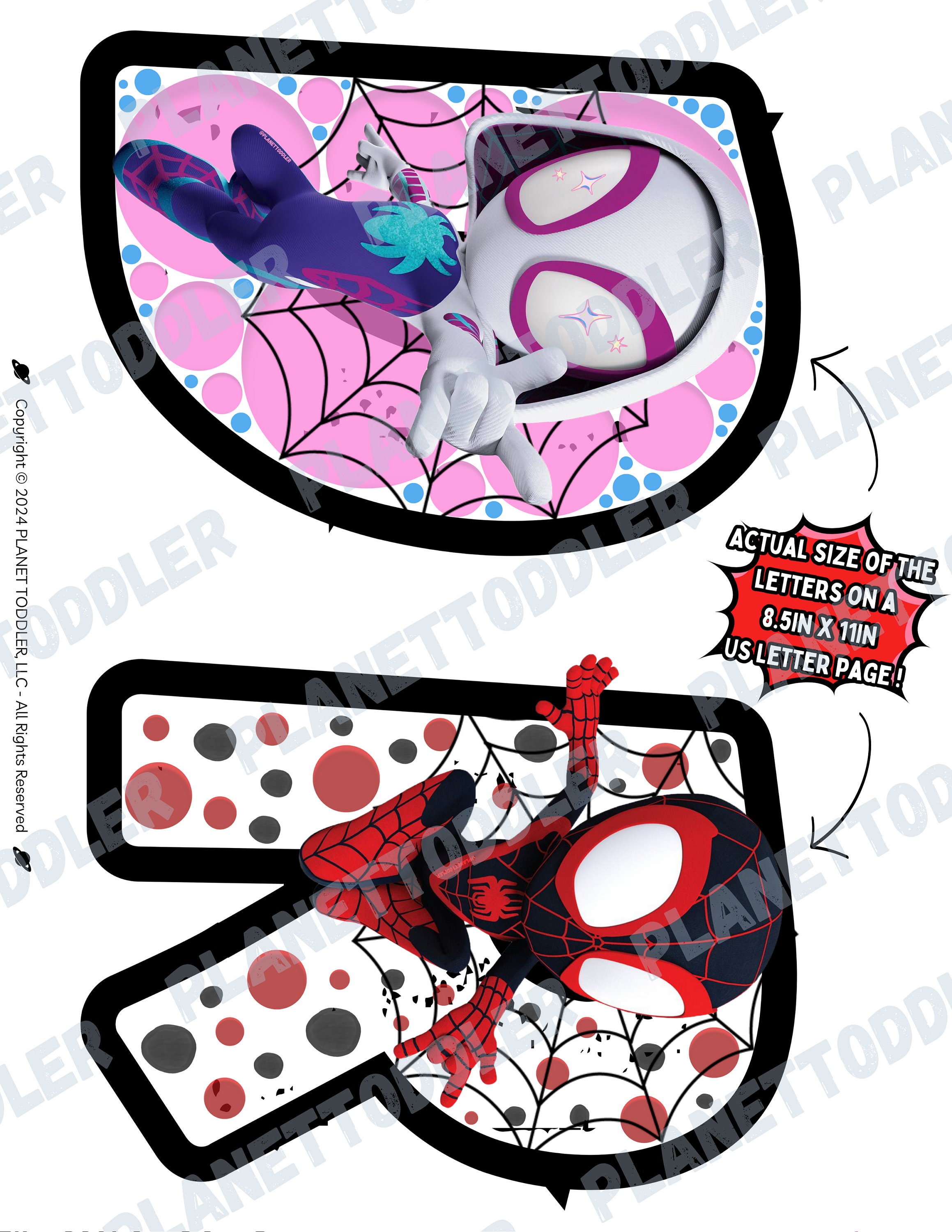 SPIDEY Themed Happy Birthday Backdrop Sign Spidey and Friends Birthday ...
