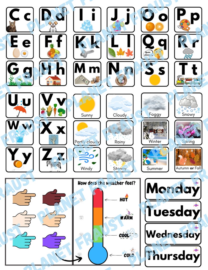 Focus Wall Bundle space Theme Circle Time Wall Daycare Learning ...