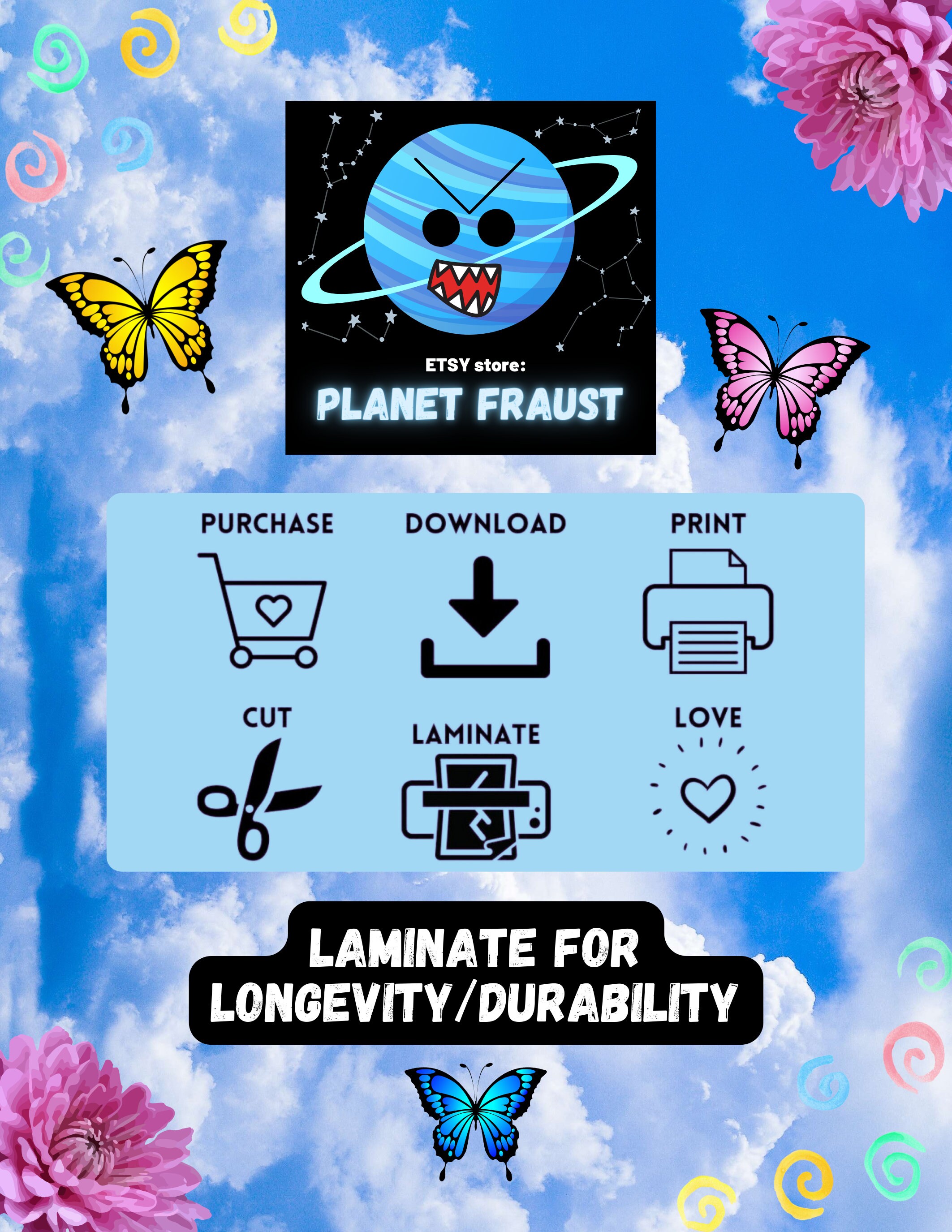 Focus Wall Bundle butterfly Theme Circle Time Wall Daycare Learning ...